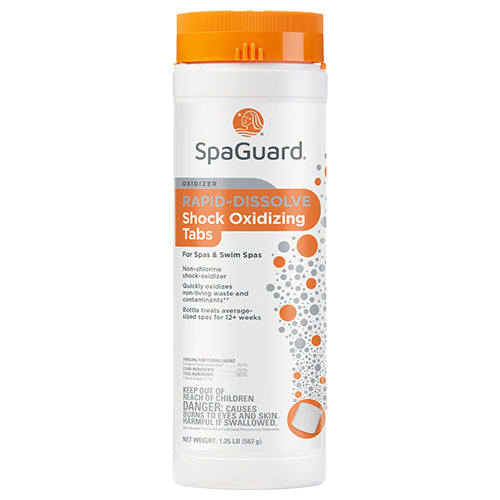 SpaGuard Rapid-Dissolve Shock-Oxidizing Tabs - Swim-N-Pools Billiards ...